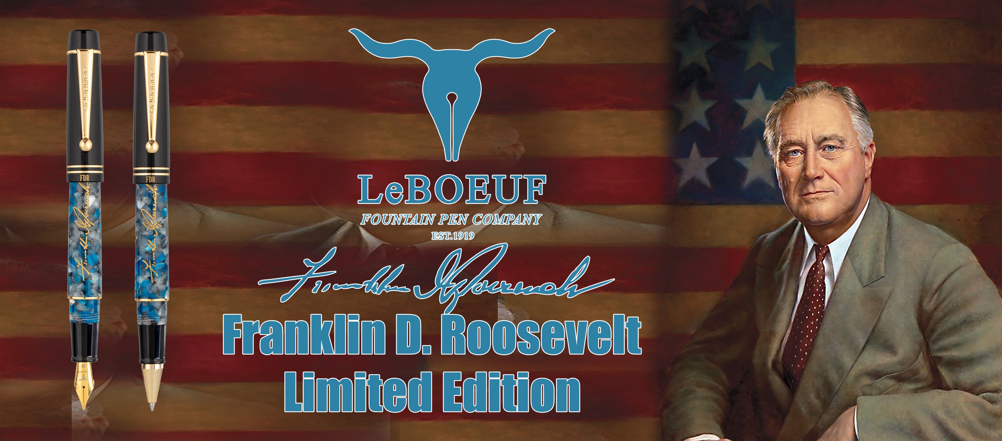 The Franklin D. Roosevelt "FDR" Limited Edition – LeBoeuf Pens